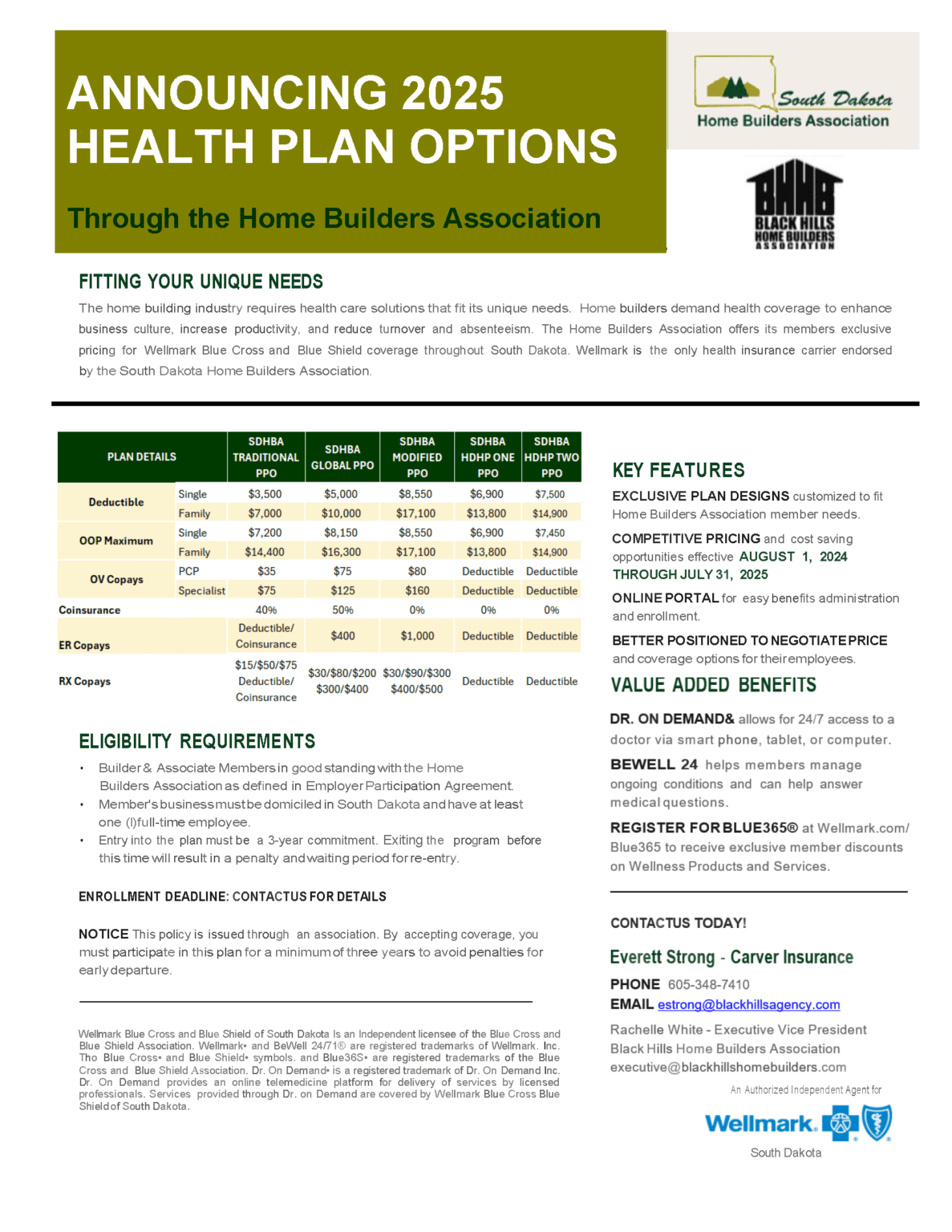 Health Insurance - Black Hills Home Builders Association