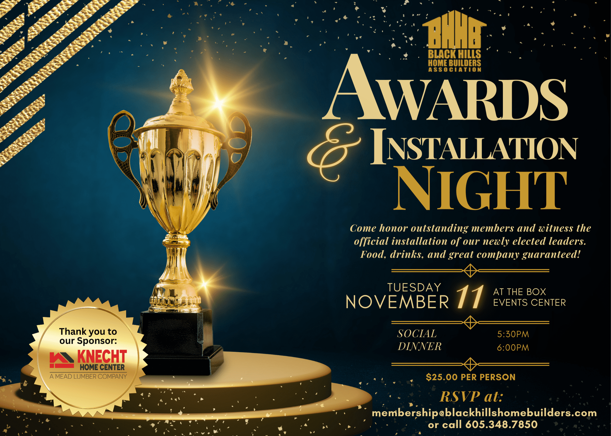 November 11th - Awards and Installation Night Sponsored by Knecht Home ...